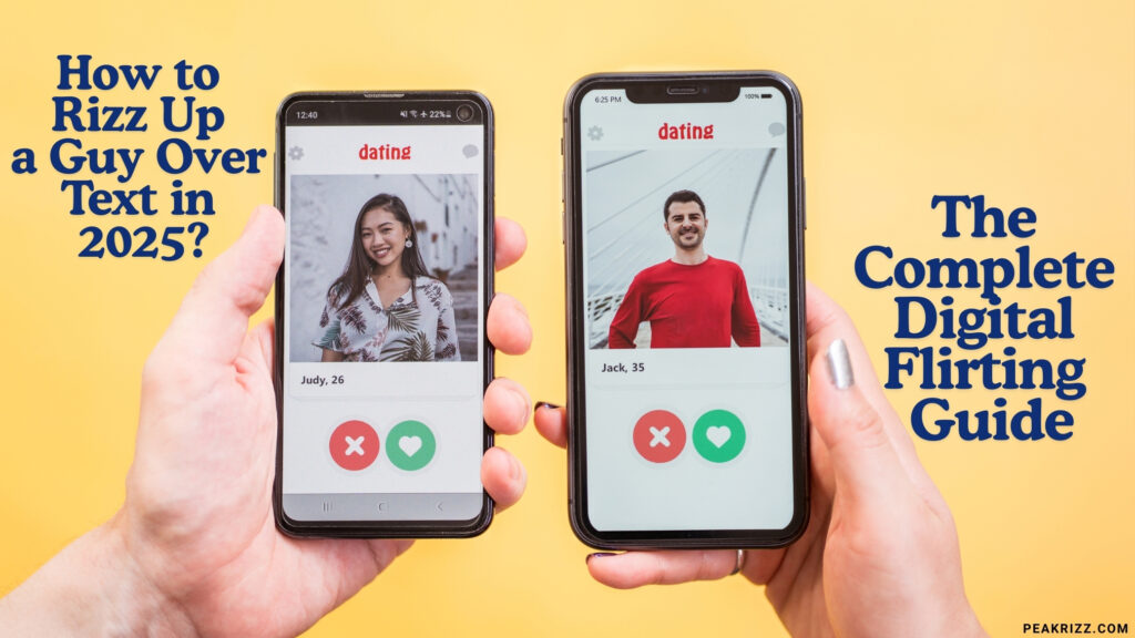 How to Rizz Up a Guy Over Text in 2025? The Complete Digital Flirting Guide