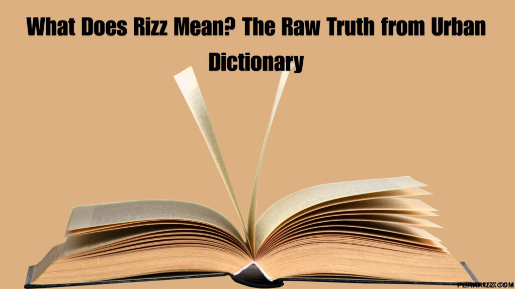 Urban Dictionary's Definitive Guide: What Rizz Really Means in 2025